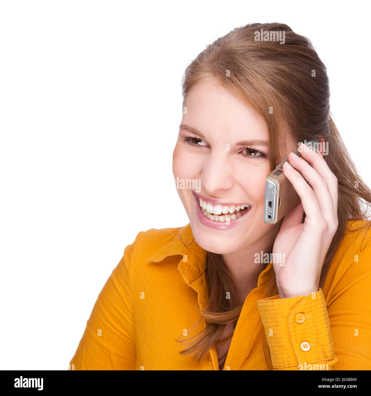 woman on the phone Stock Photo - Alamy