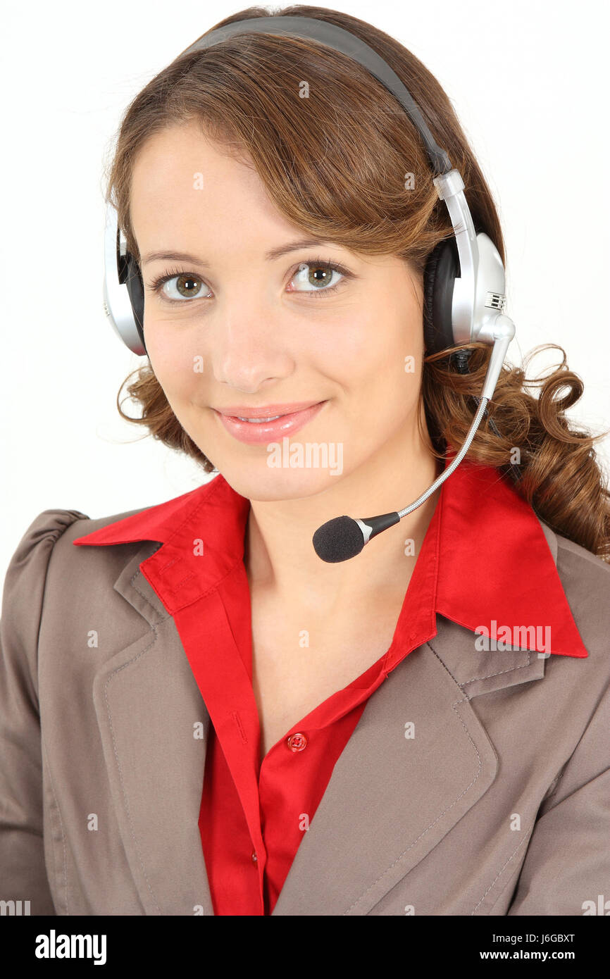 call center agent Stock Photo - Alamy