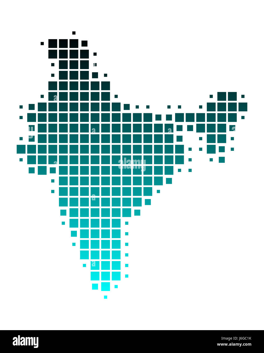 blue green india square card turquoise dot atlas map of the world map ...
