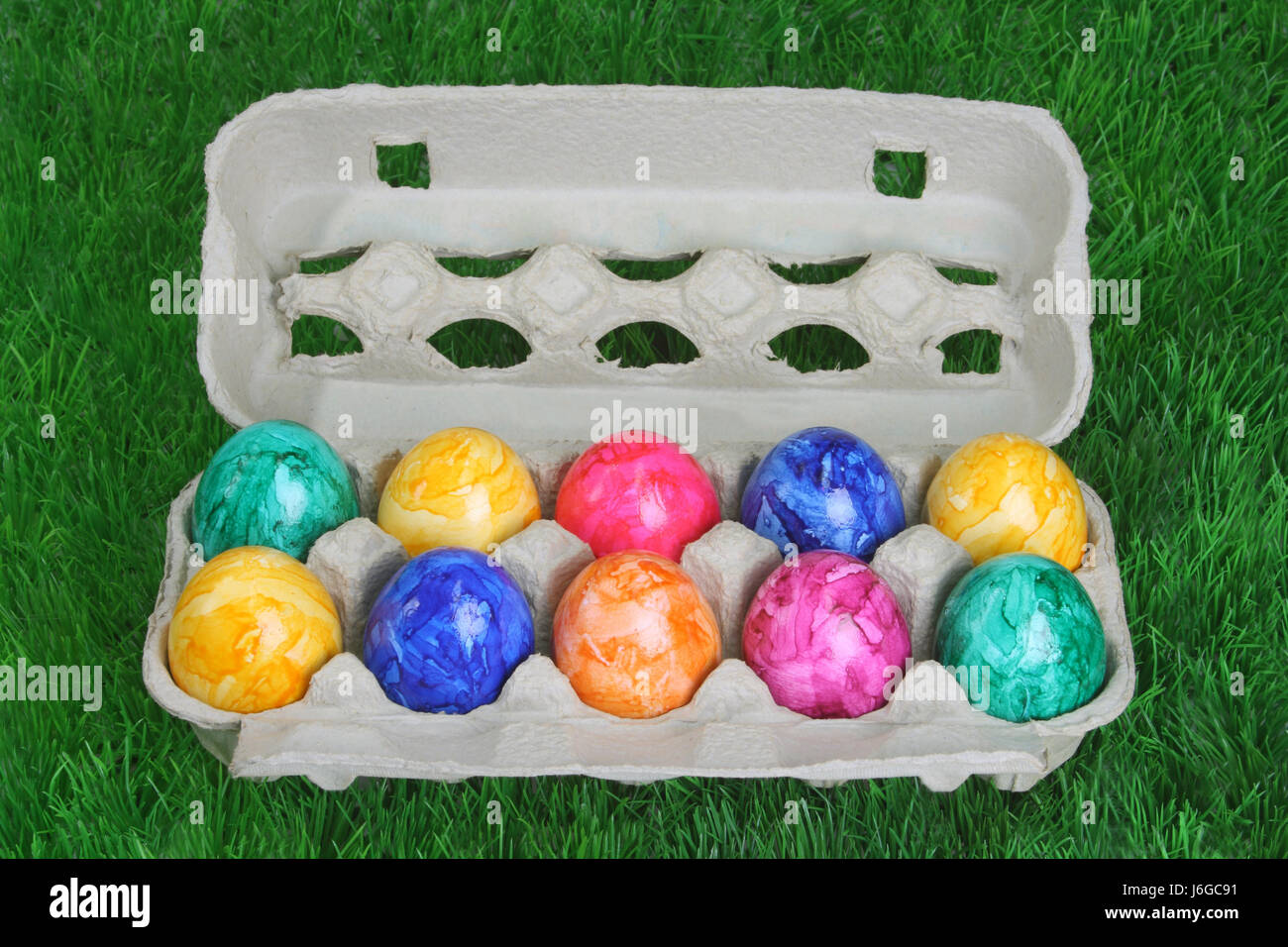 floor desk,painted eggs Stock Photo - Alamy