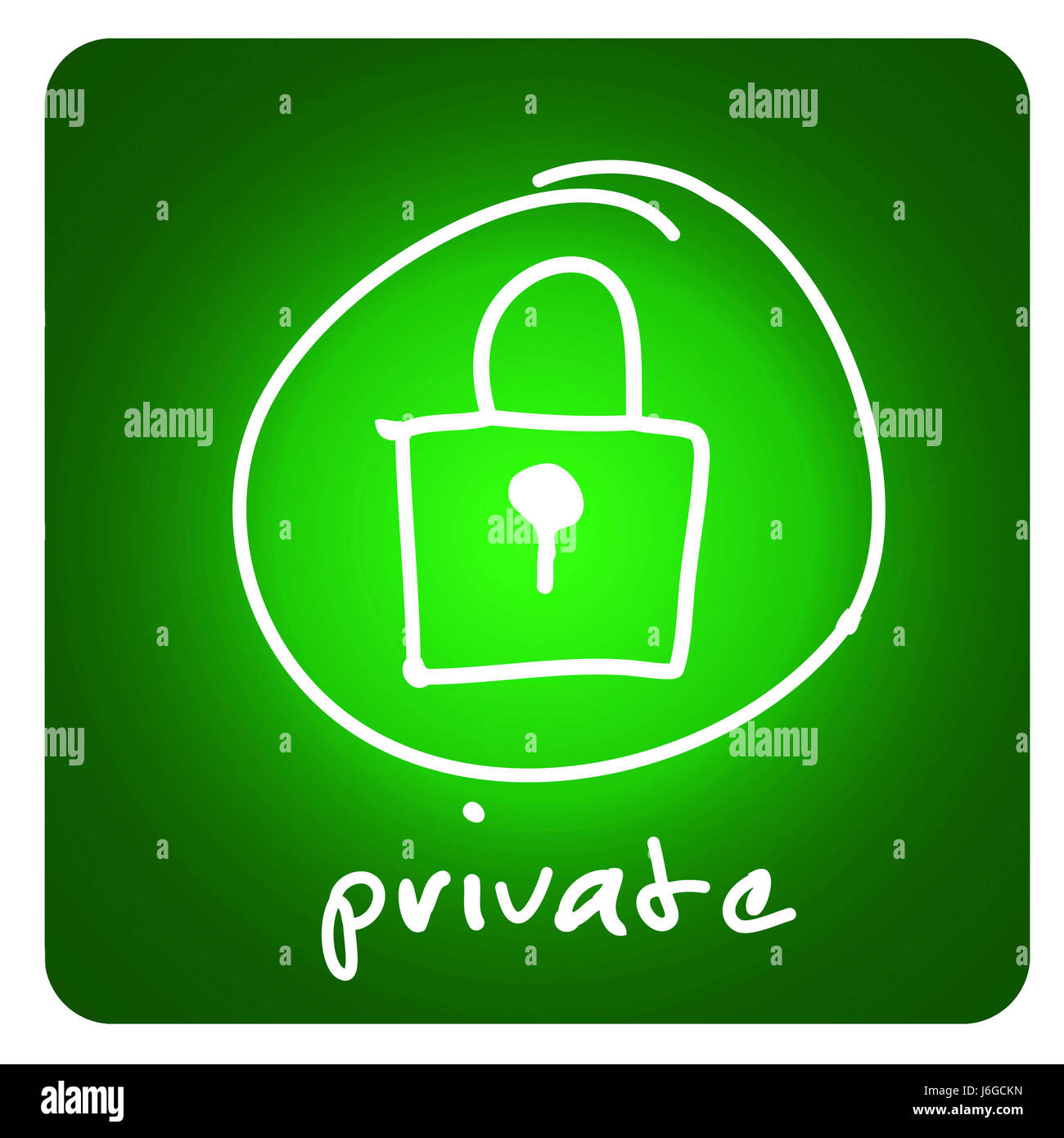 Hand written private sign Cut Out Stock Images & Pictures - Alamy