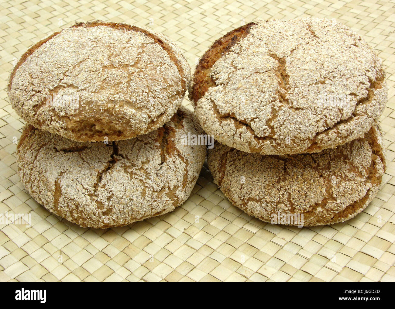 bread rattan plaited braided roll kaiser ecological homemade home-made ...