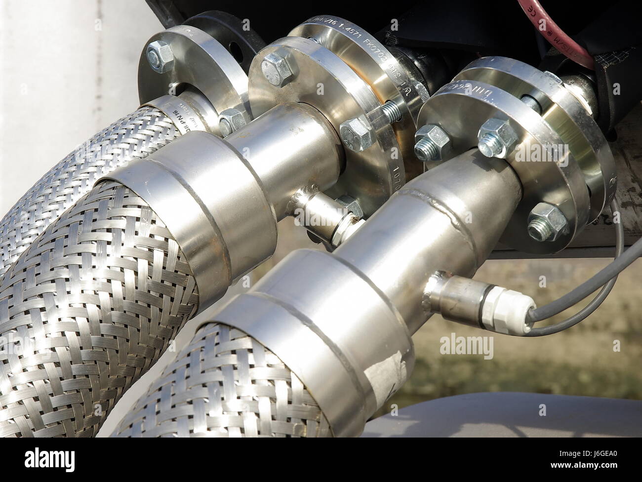 bright shiny tube wire chromium abstract flexible design shaping ...