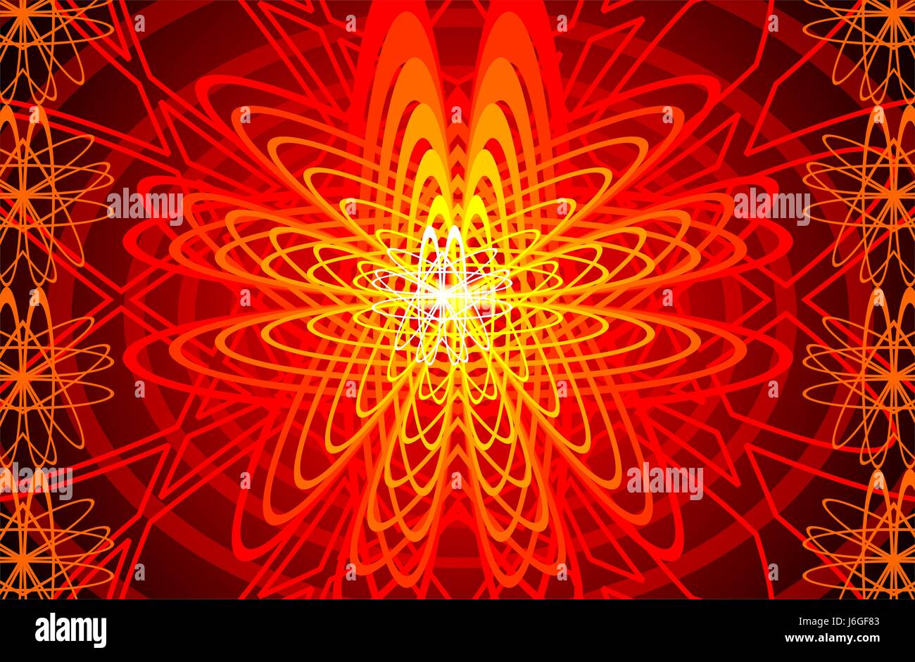 colour fantasy decoration swirl backdrop background red design art ...