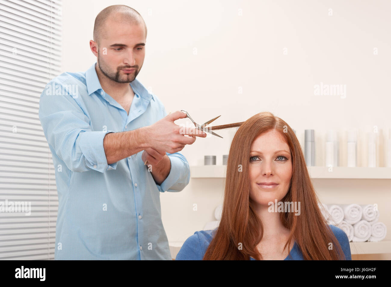 professional hairdresser haircut hair care design woman female modern ...