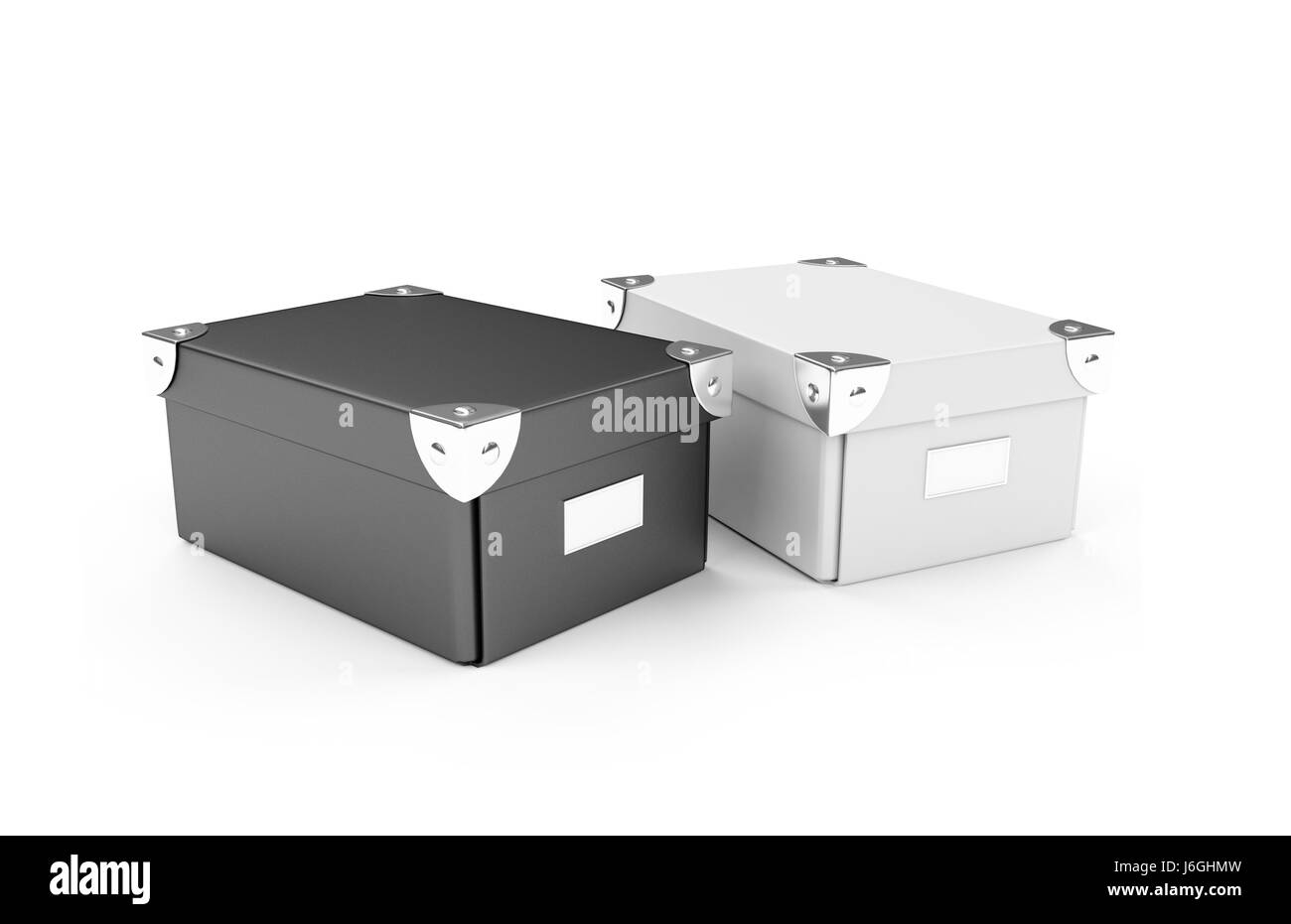 objects isolated boxes white cardboard carton object single isolated ...