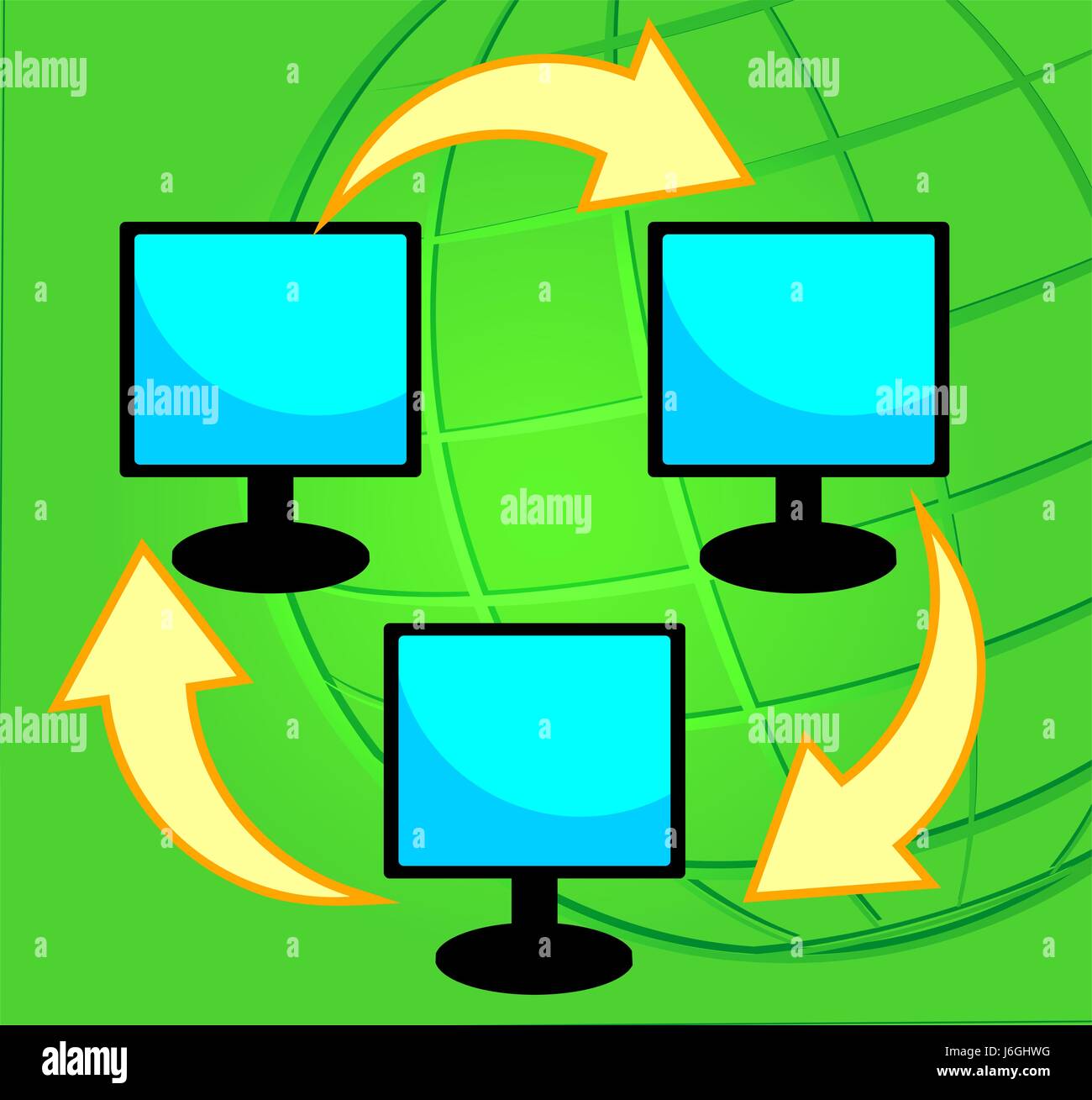 sound connection connectivity interface annexation symbols transmit ...
