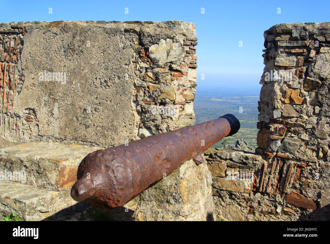 historical stone iron war wall portugal rusty fortress blockhouse ...