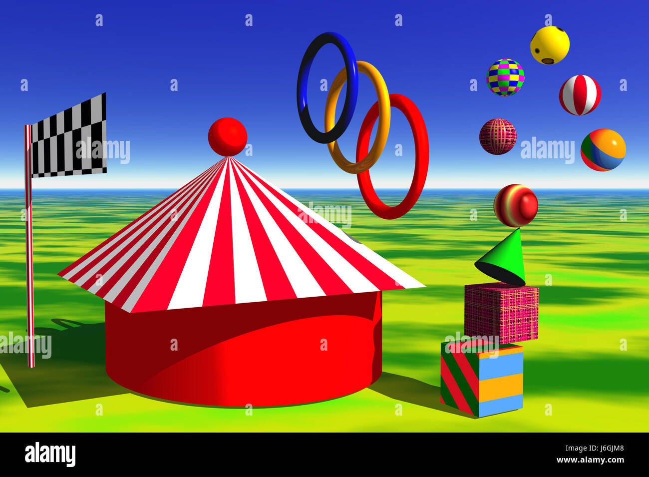 Circus rings hi-res stock photography and images - Alamy