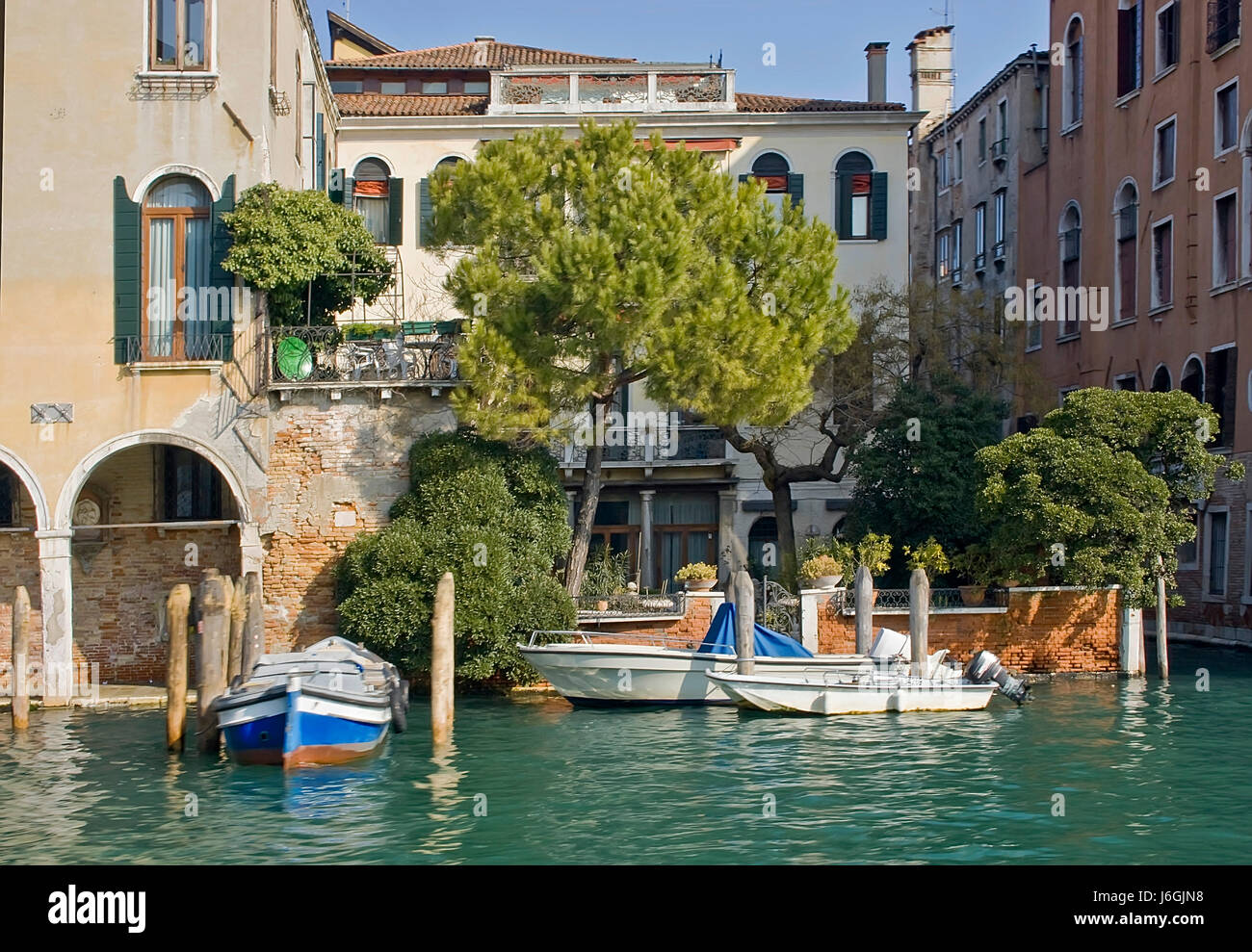 on the grand canal,venice Stock Photo - Alamy