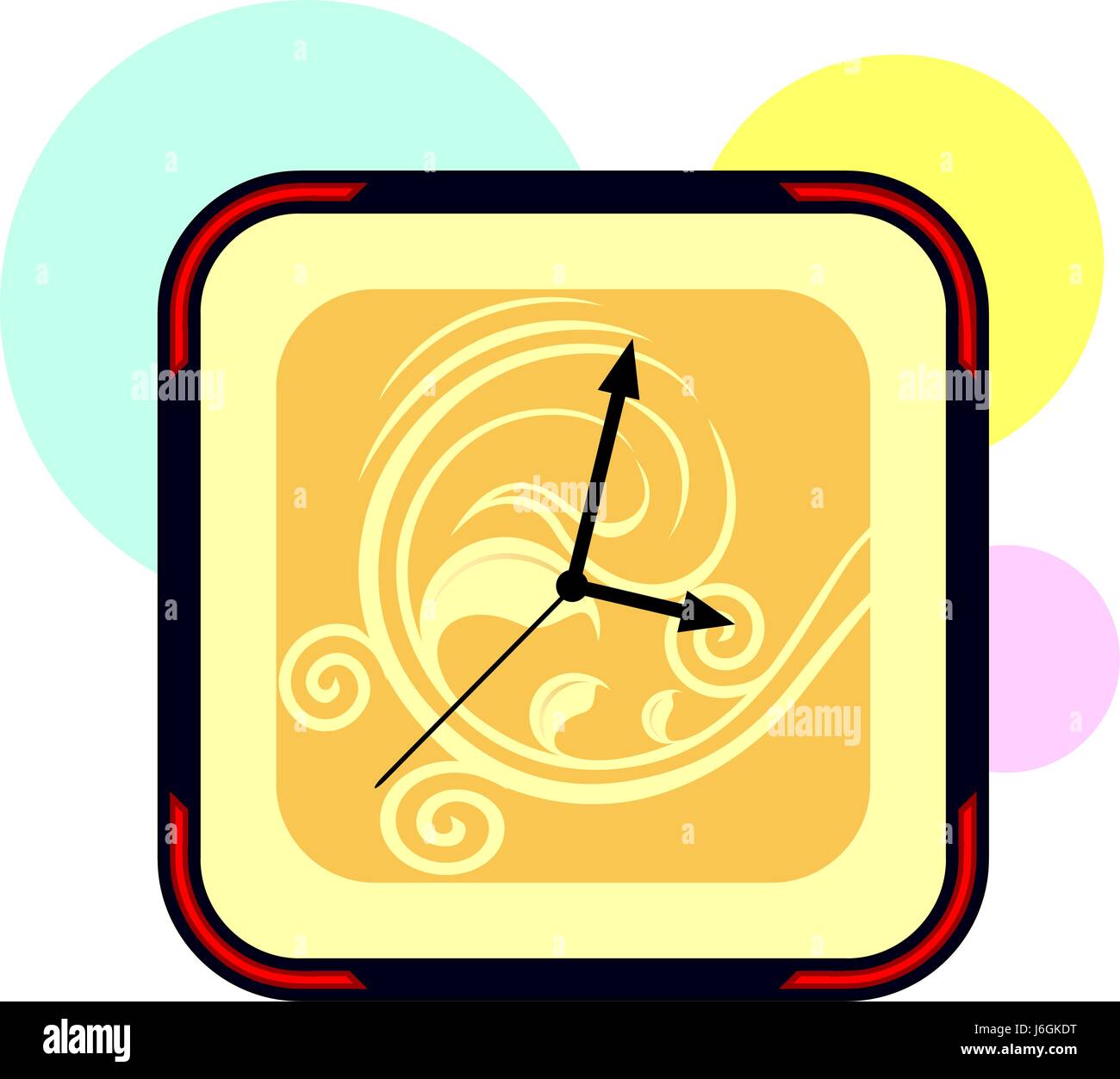 clock date time time indication minute decoration needles image photo ...