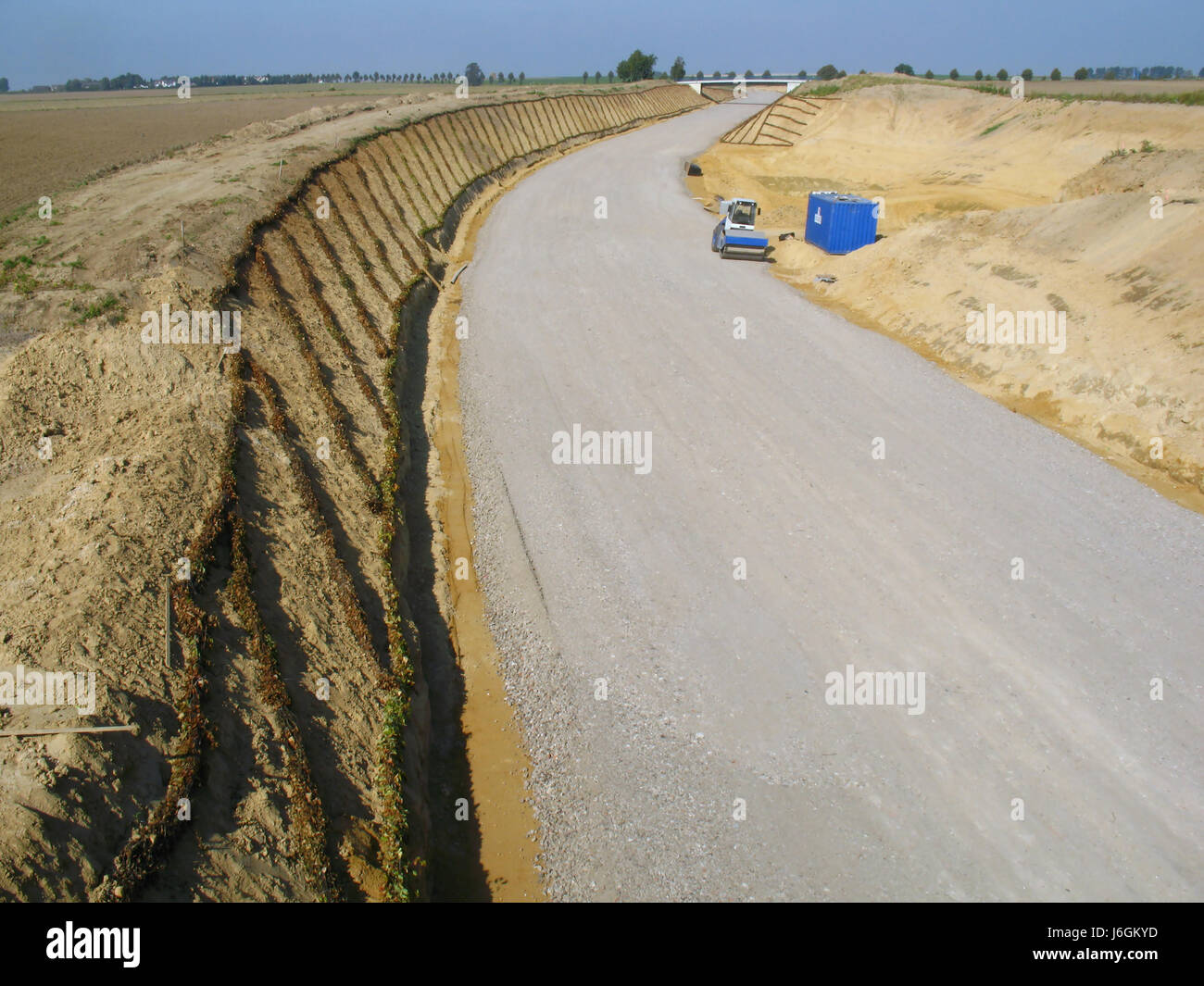 construction of a highway Stock Photo - Alamy