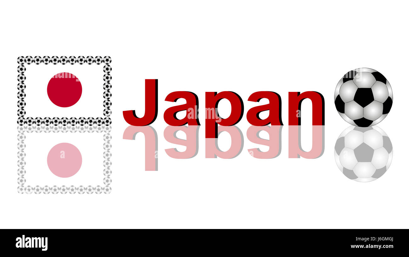 flag japan ball mirroring illustration reflection flag contest japan ...