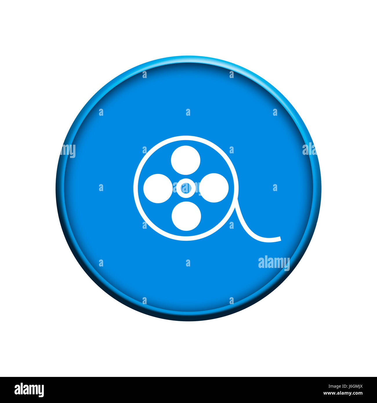 communication media roll film reel film movie medial pictogram symbol ...