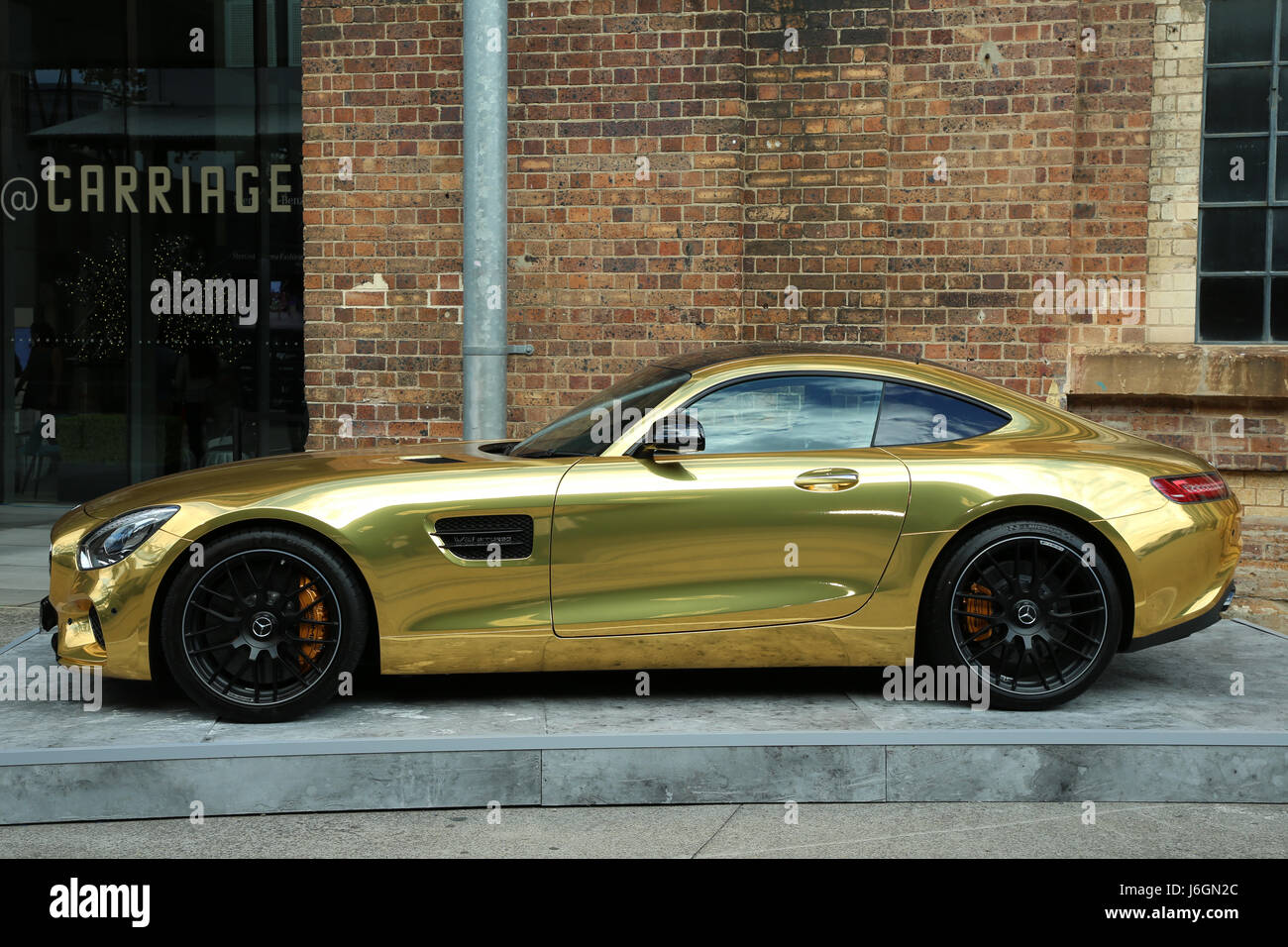 Gold Mercedes Benz