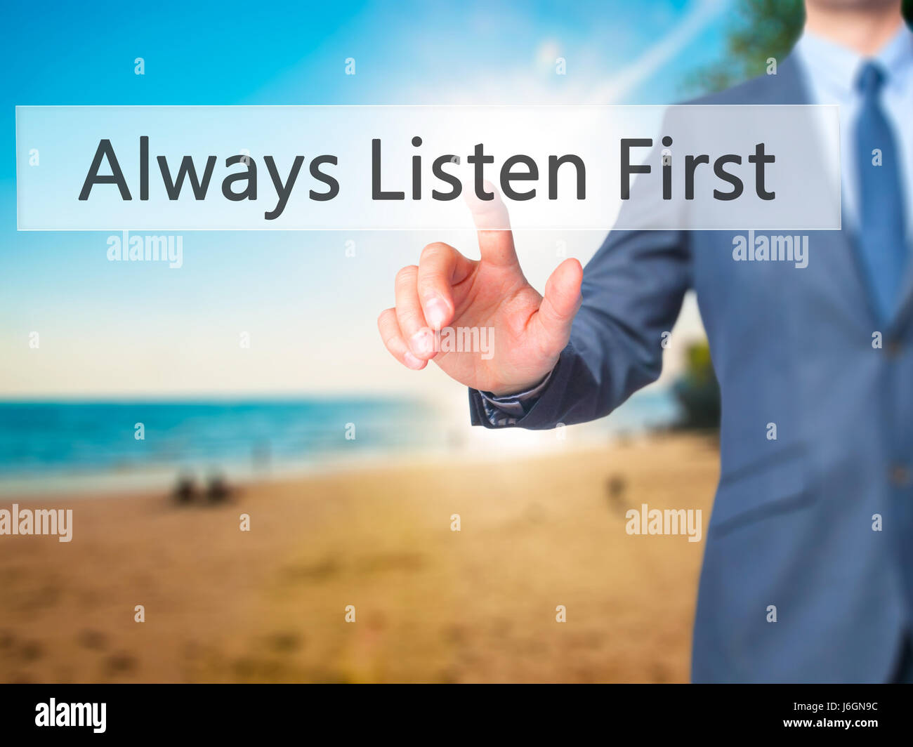 Always listen first hi-res stock photography and images - Alamy