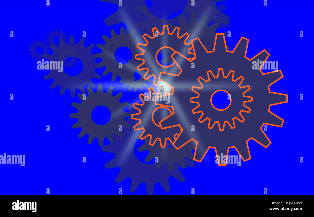 engineering wheel cogwheel collaboration cooperation action group work ...