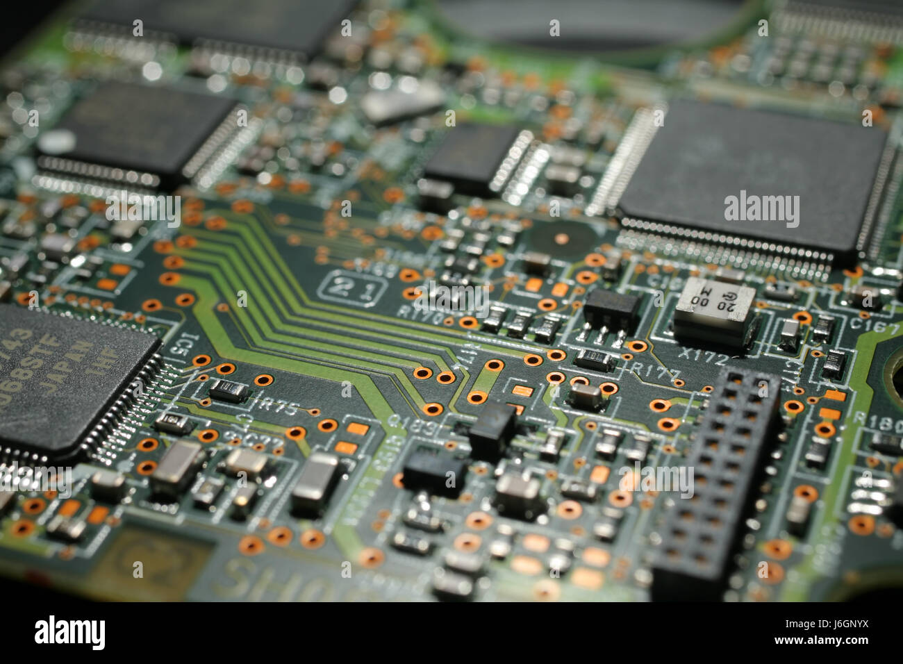 PC computers computer electronics green devices conducting paths fixed ...