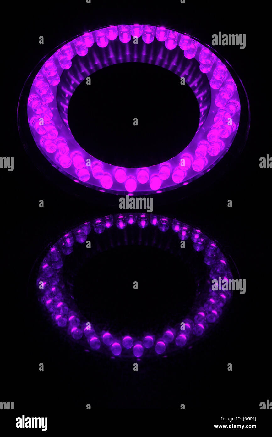 ring light with leds Stock Photo - Alamy