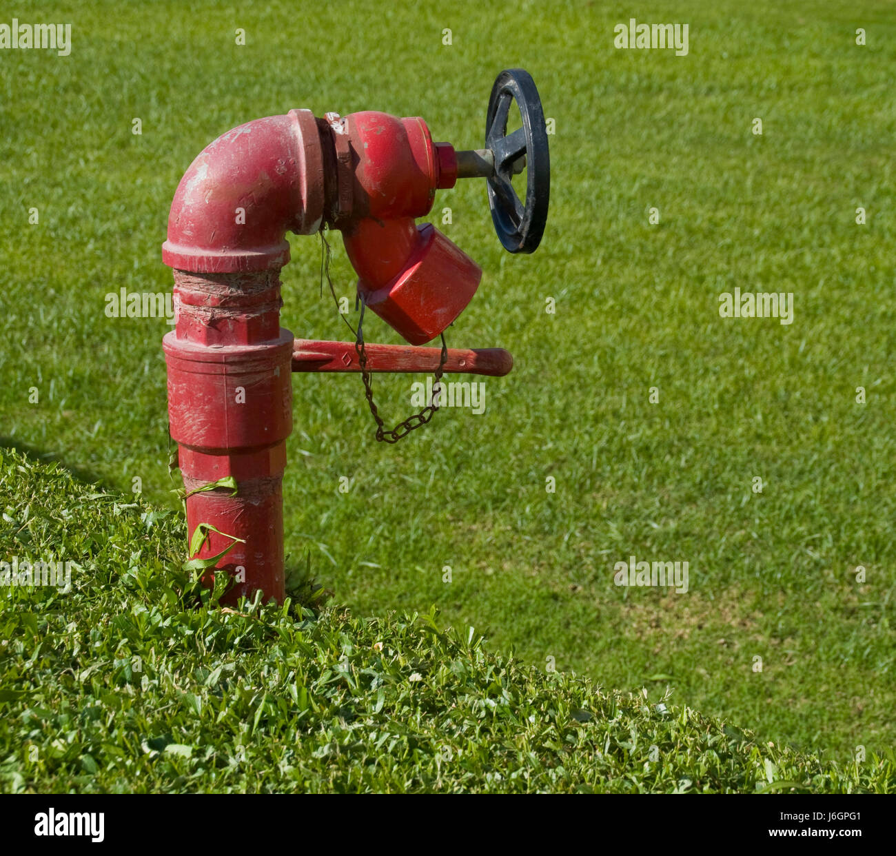 metal tap gardening pump watering irrigation red tube pipe green metal ...