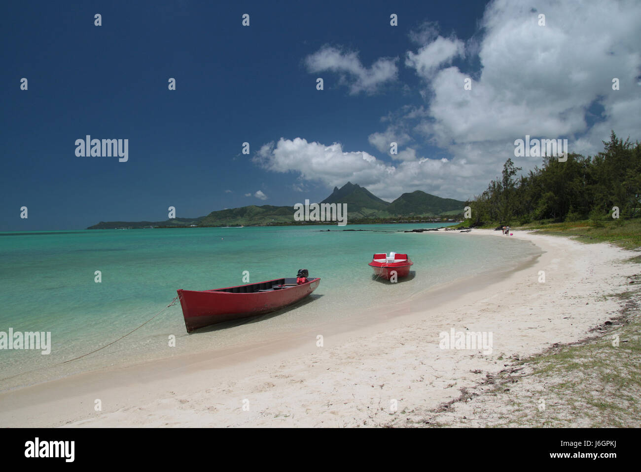 beach seaside the beach seashore peaceful tropical island mauritius ...