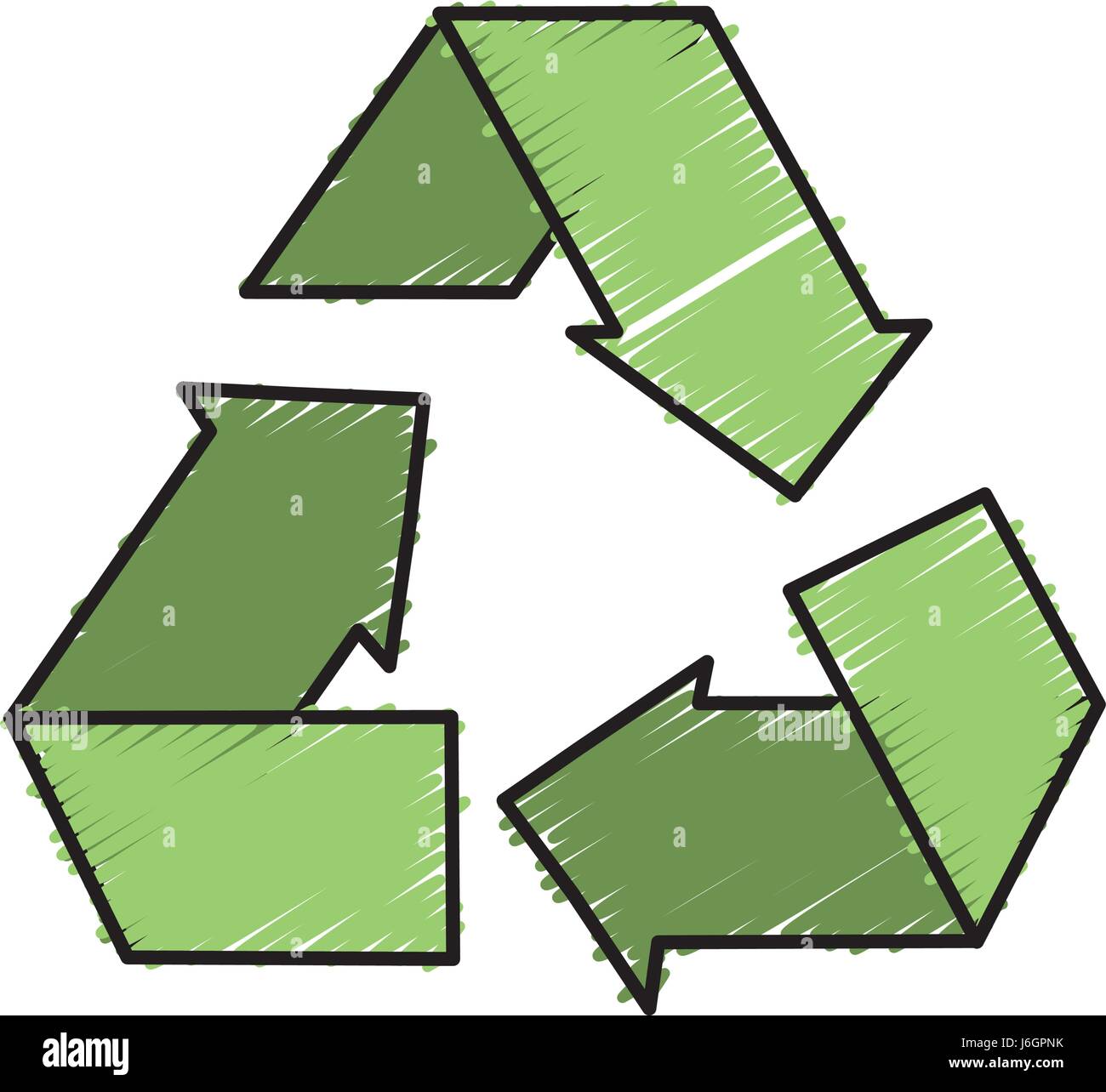 reduce, recycle and reuse environment symbol Stock Vector Image & Art ...