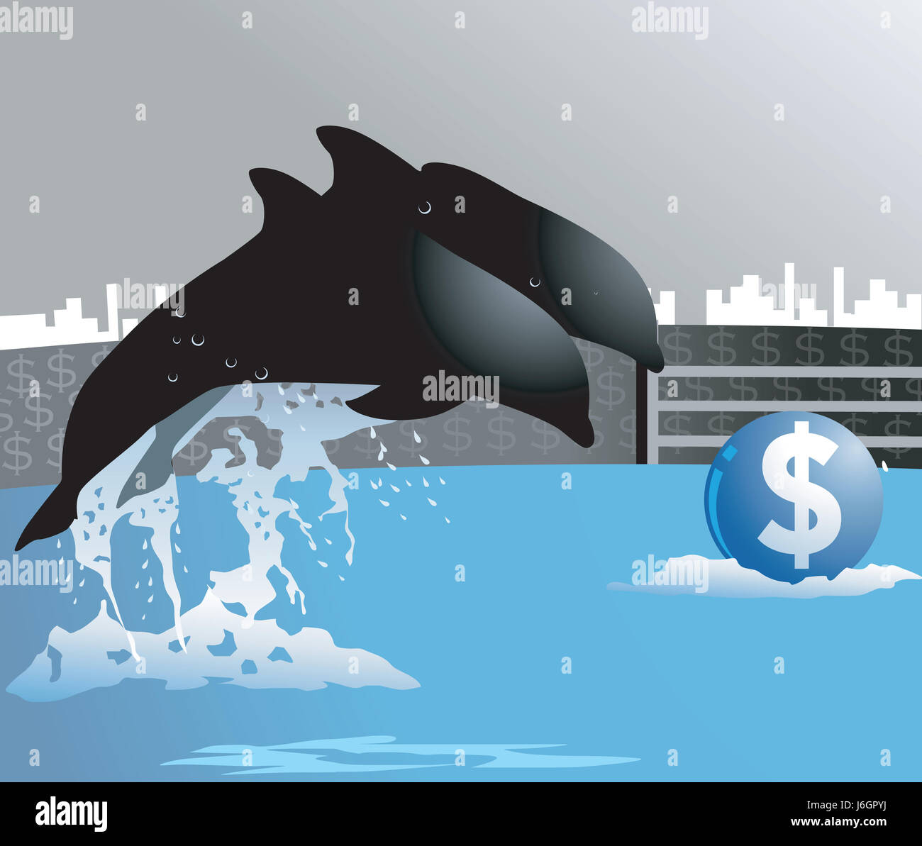 mammal zoo dolphin penguin navy marine loan money legs blue currency ...