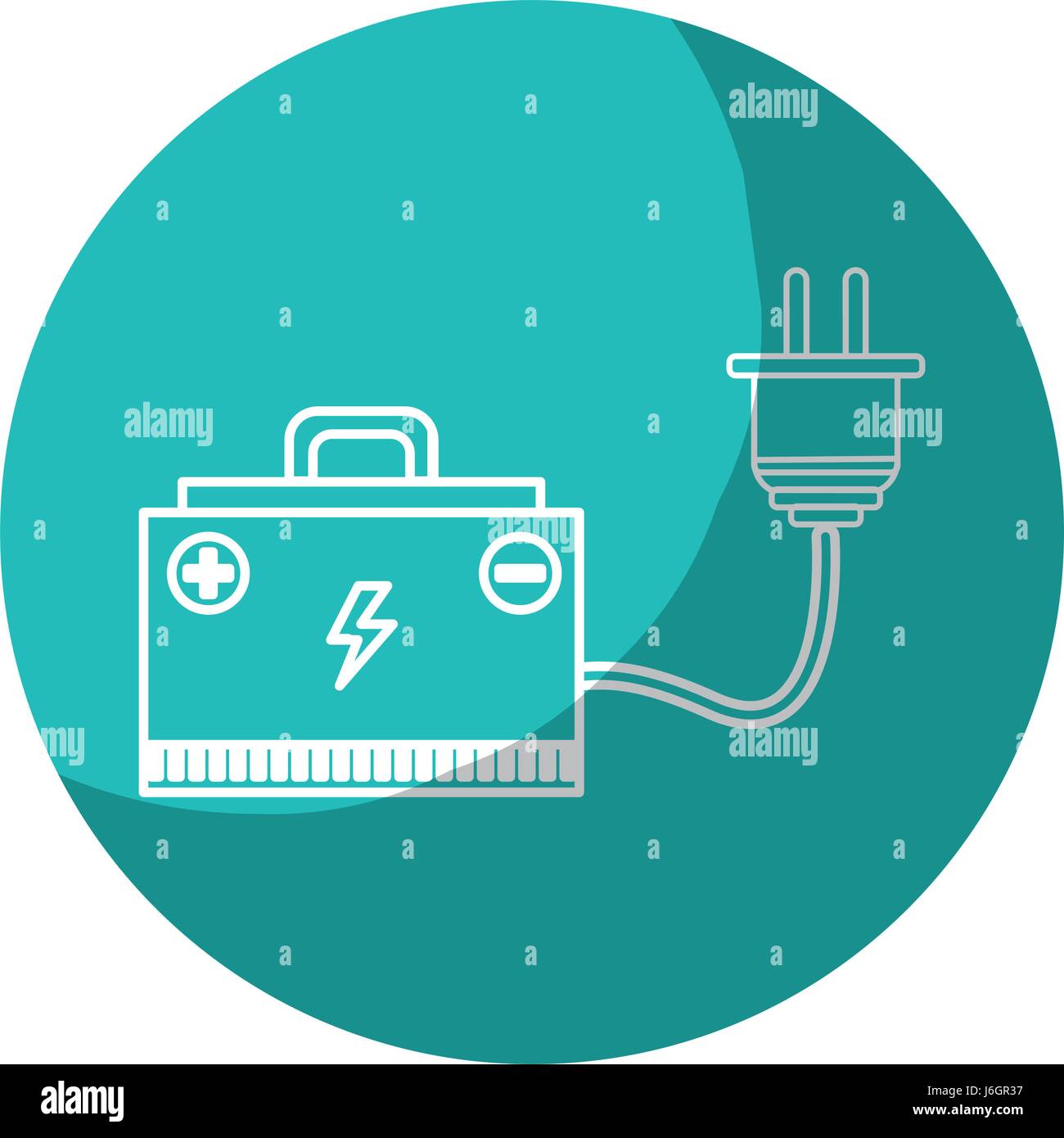 sticker energy logger to meter electricity in the planet Stock Vector ...