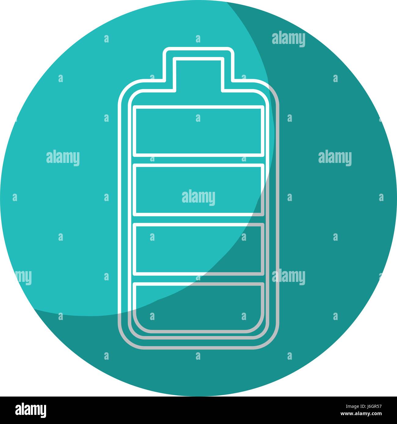 sticker battery power electric digital charge Stock Vector Image & Art ...