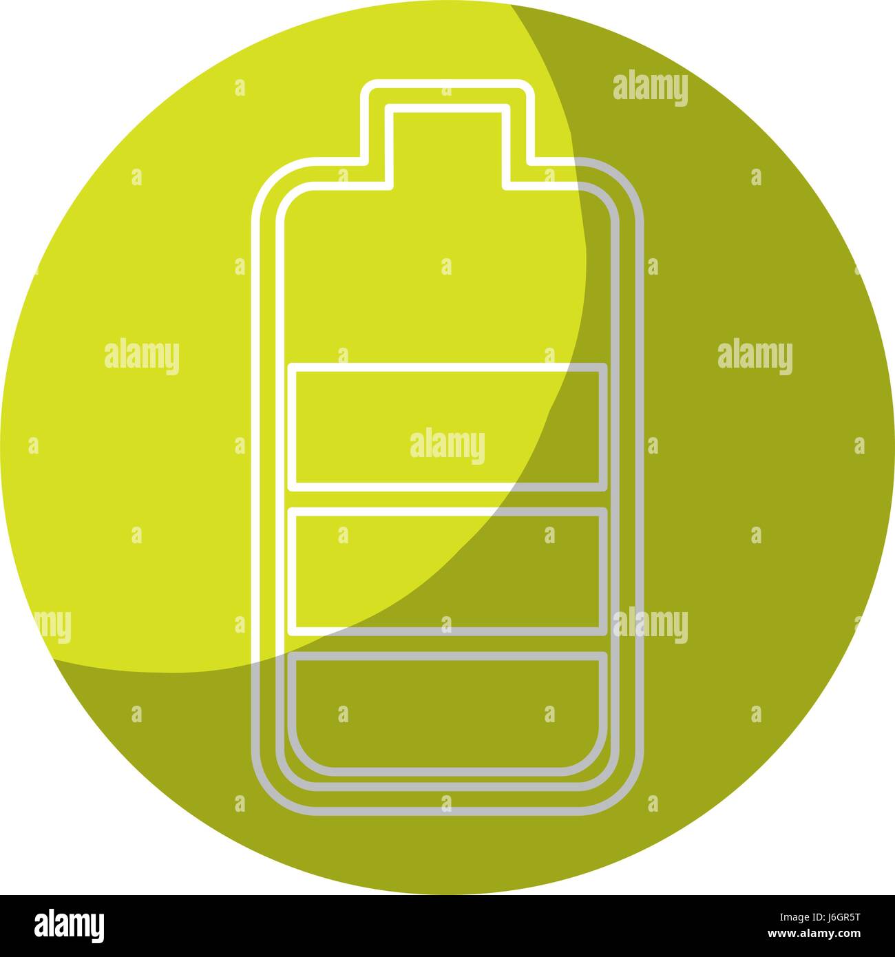 sticker battery power electric digital charge Stock Vector Image & Art ...