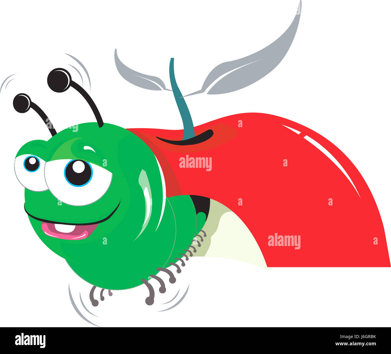 garden insect fruit hawk eating eat eats apple style food aliment comic ...