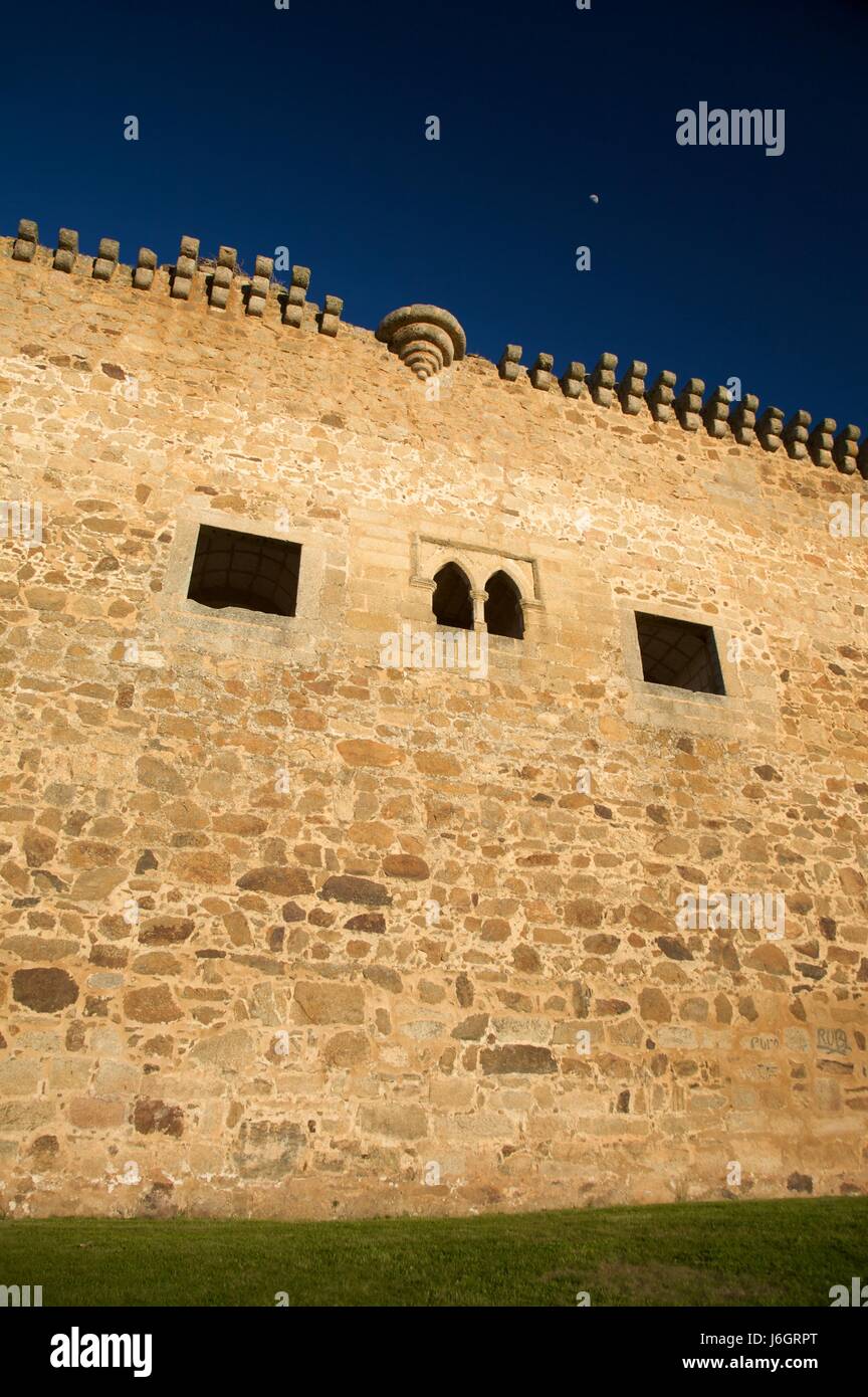tower monument stone spain castle turret landmark ancient chateau tower ...