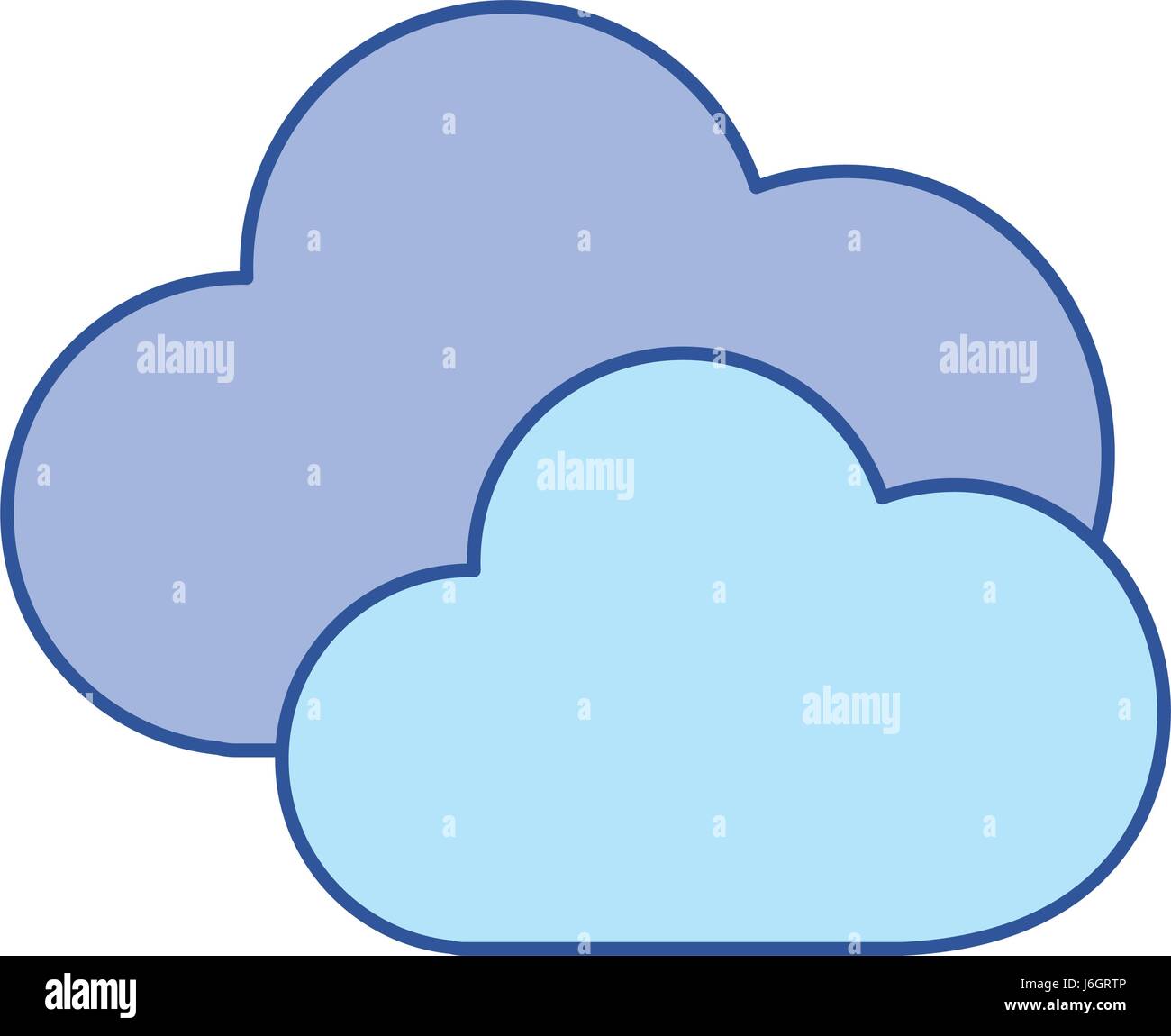 nice clouds weather of sky Stock Vector Image & Art - Alamy