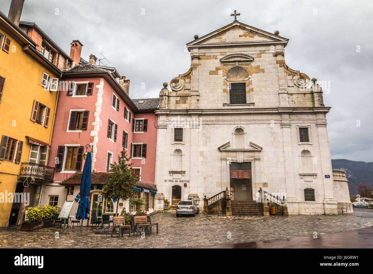 Church in Annecy France Stock Photo - Alamy