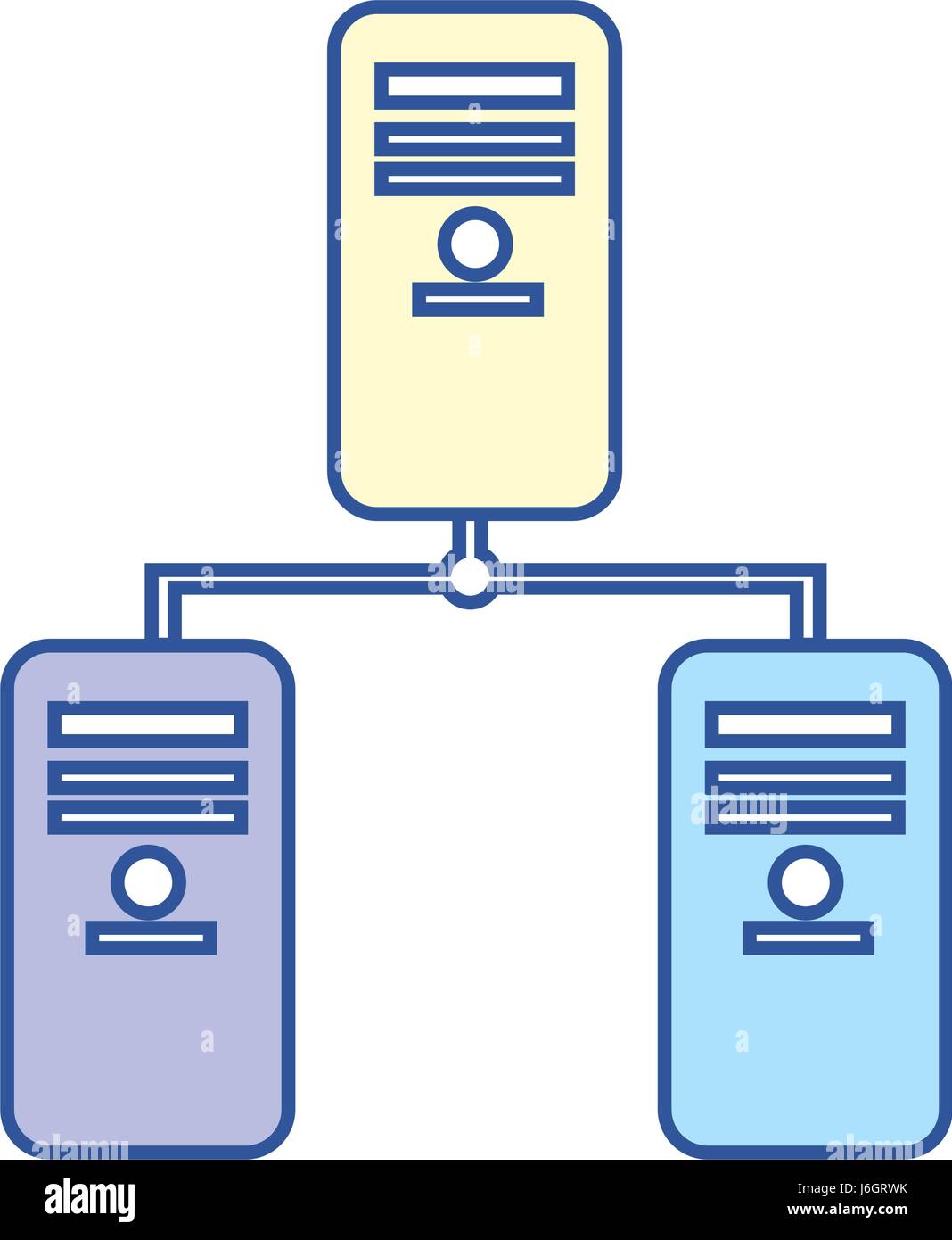 Banner data center digital connection Stock Vector Images - Alamy