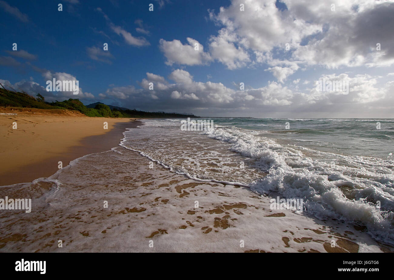 beach seaside the beach seashore summer summerly sunrise waves surf ...