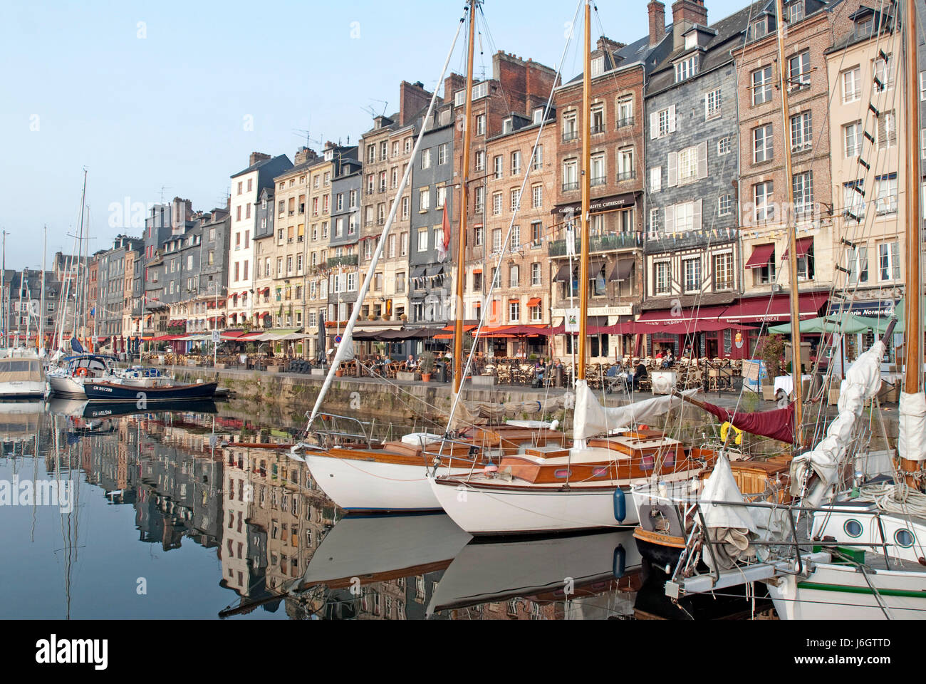 france normandy city town harbor france sailing ship sailing boat ...
