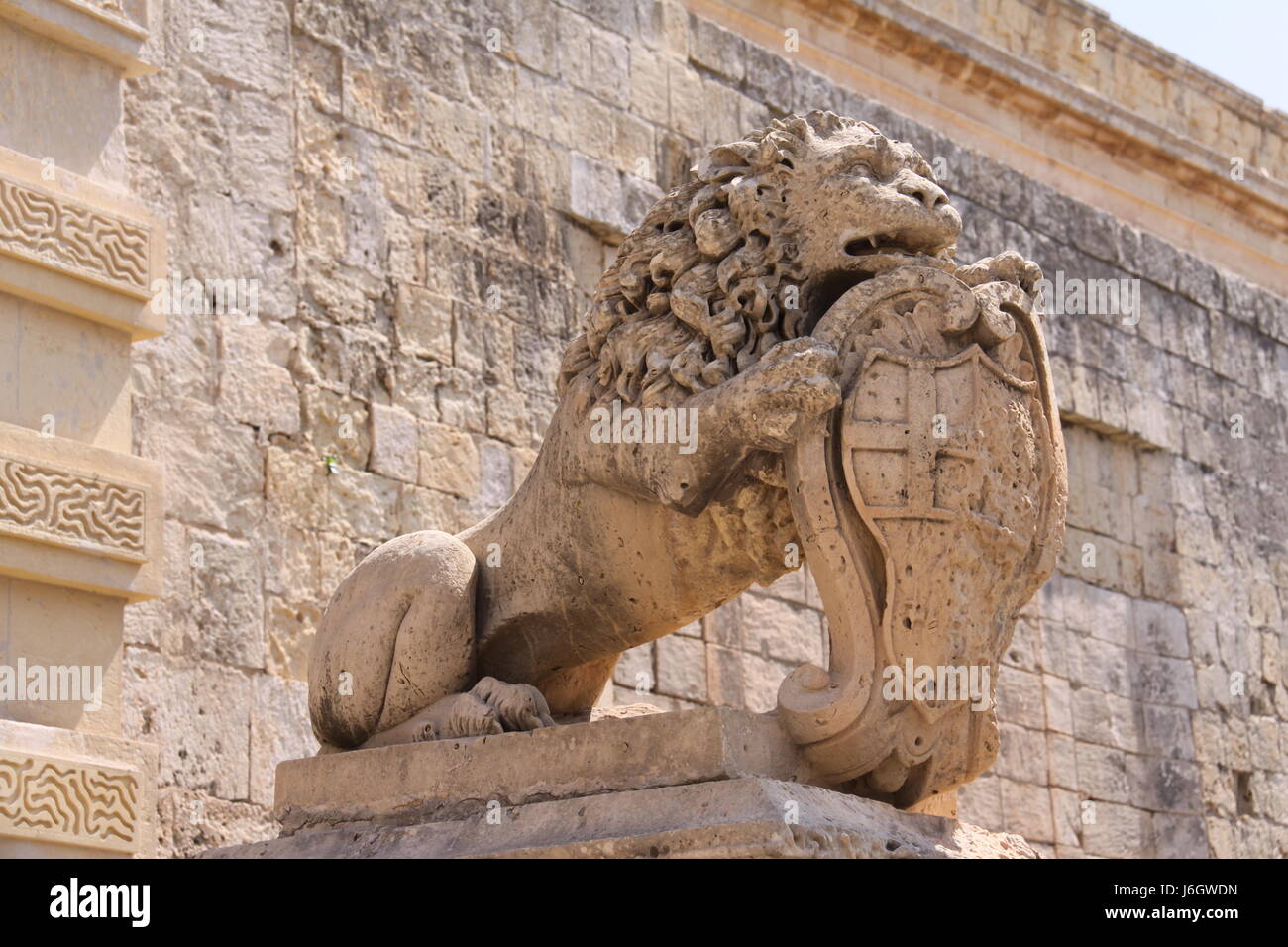 story monument culture statue malta stature shield travel historical ...