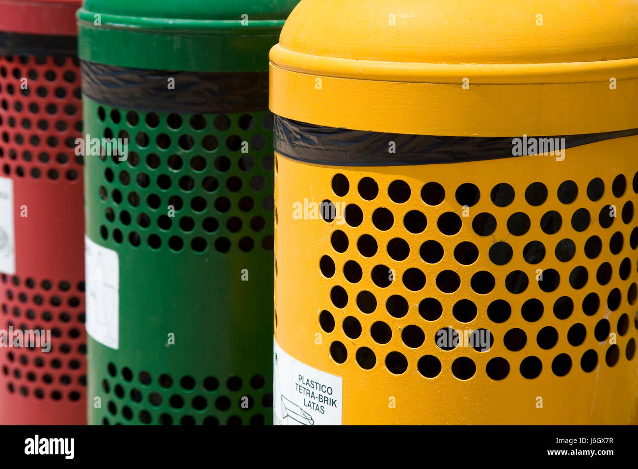 container recycling separation bin waste squandering containers blue ...