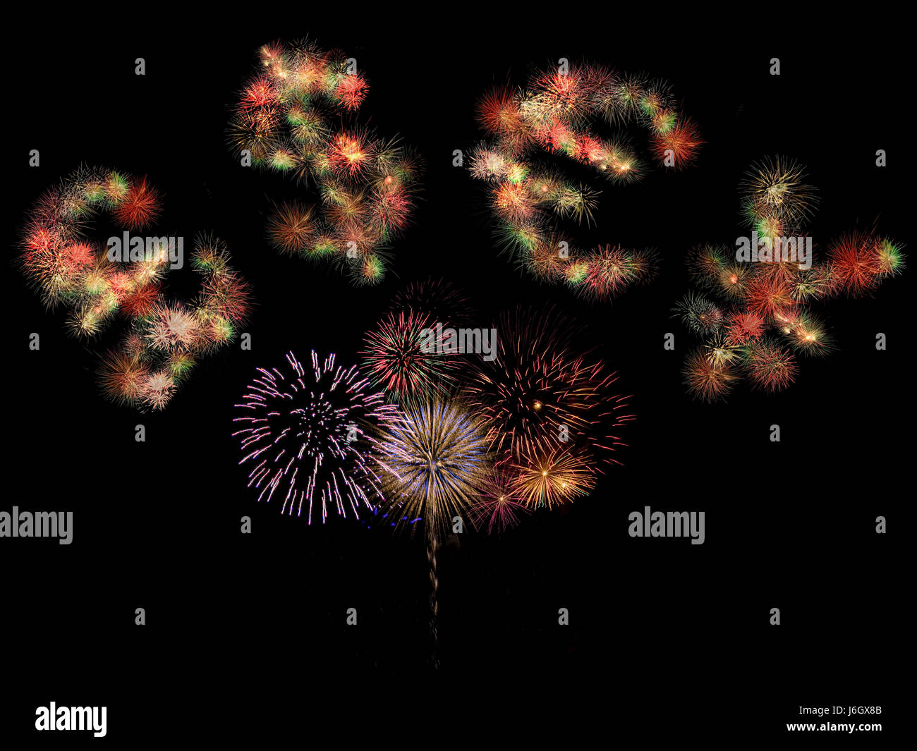 Dollar fireworks currency symbol hi-res stock photography and images ...