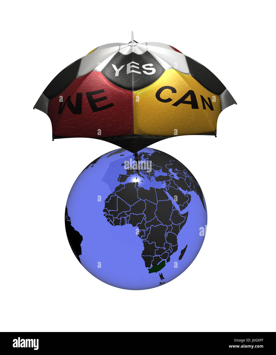 umbrella environmental protection globe planet earth world climate ...