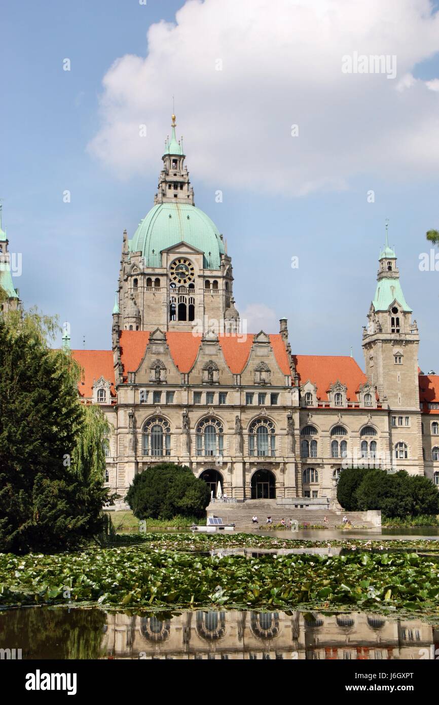 town hall hanover provincial capital style of construction architecture ...
