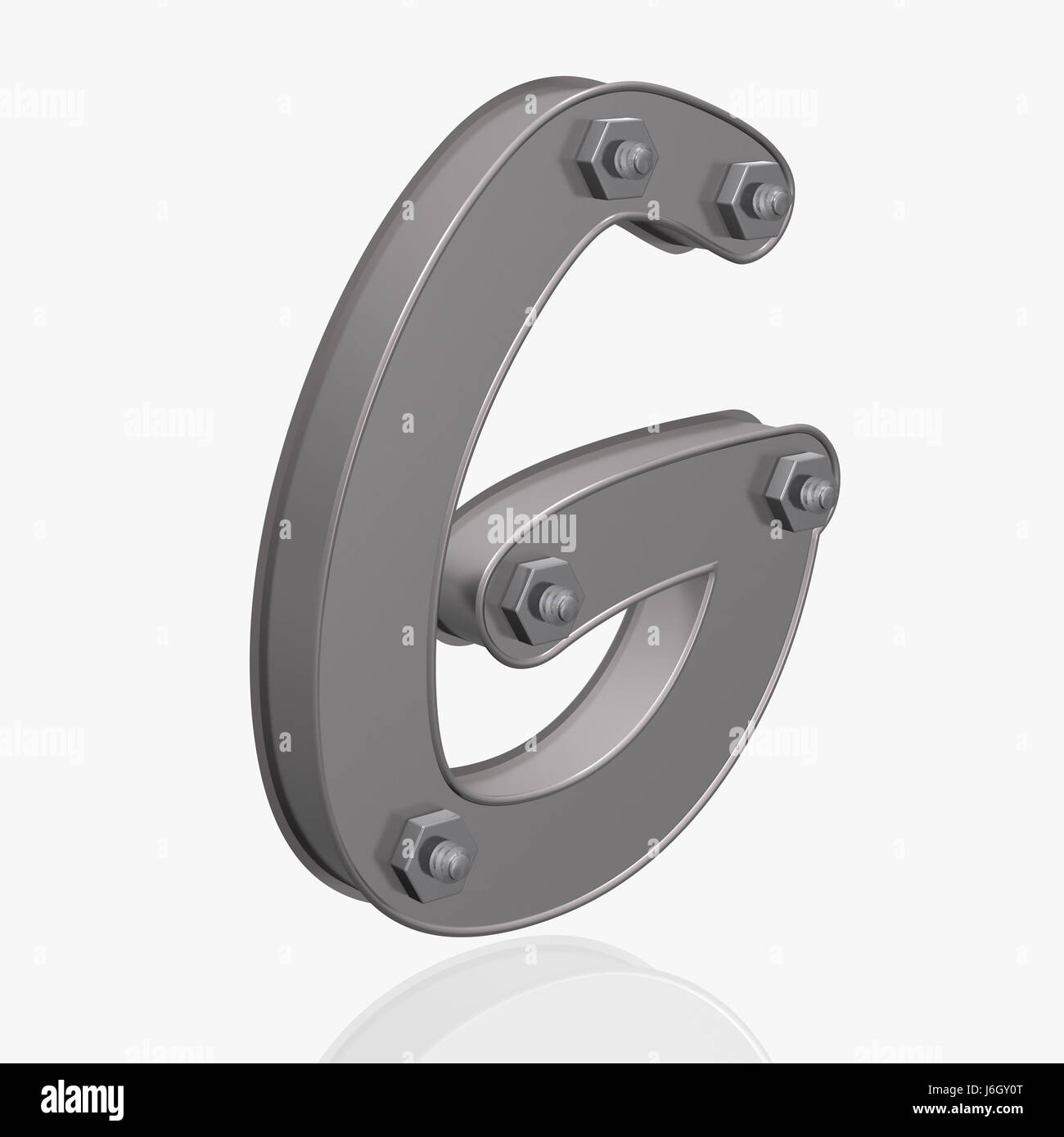 alphabet - metal - letter g Stock Photo - Alamy