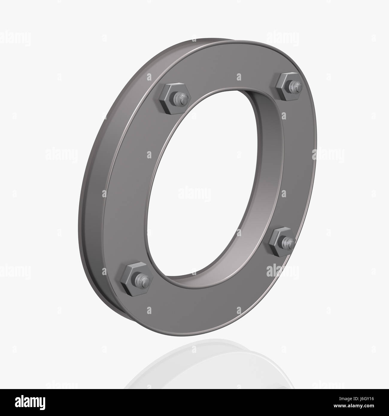 alphabet - metal - letter o Stock Photo - Alamy