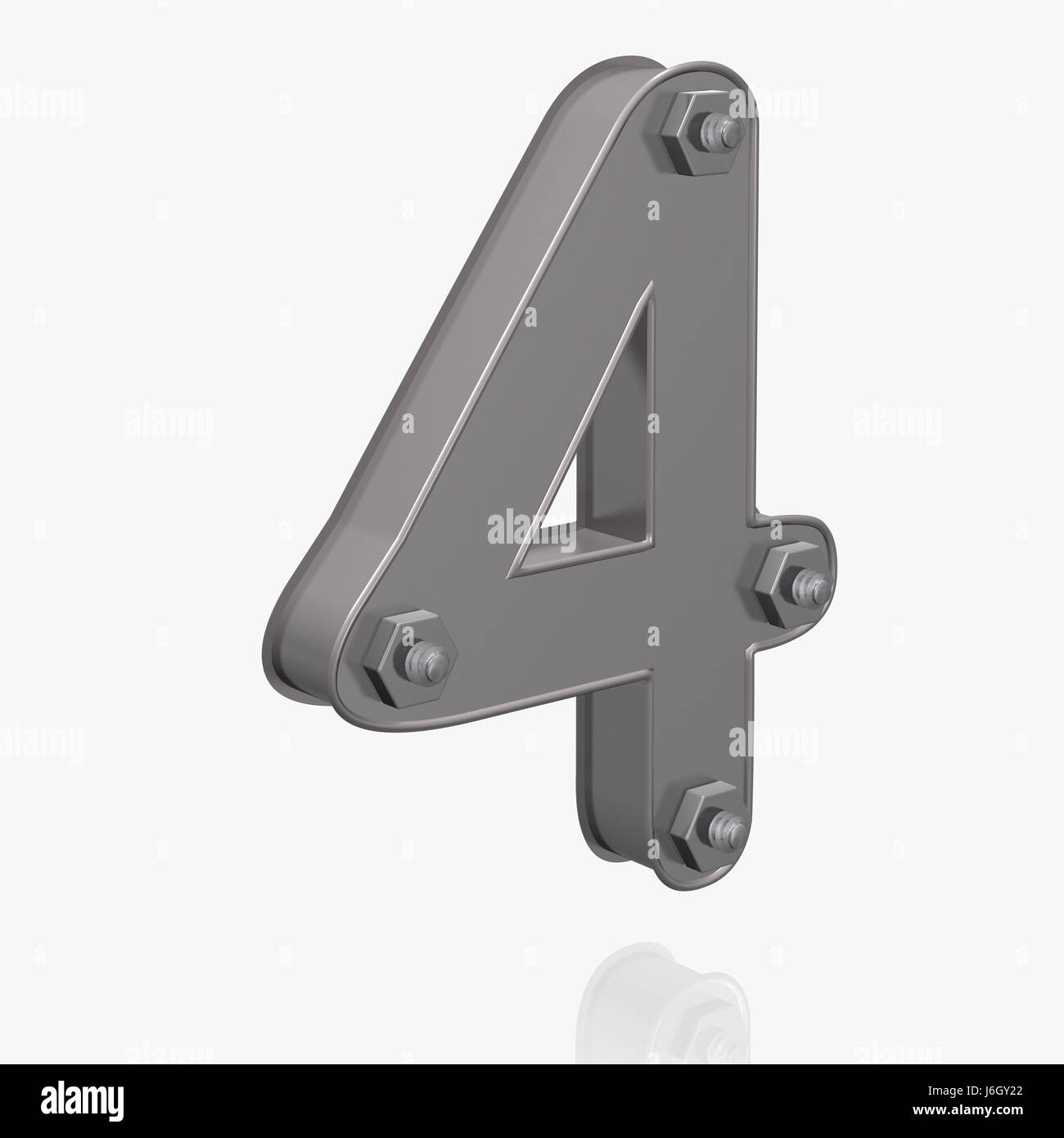 Number 4 Cut Out Stock Images & Pictures - Alamy