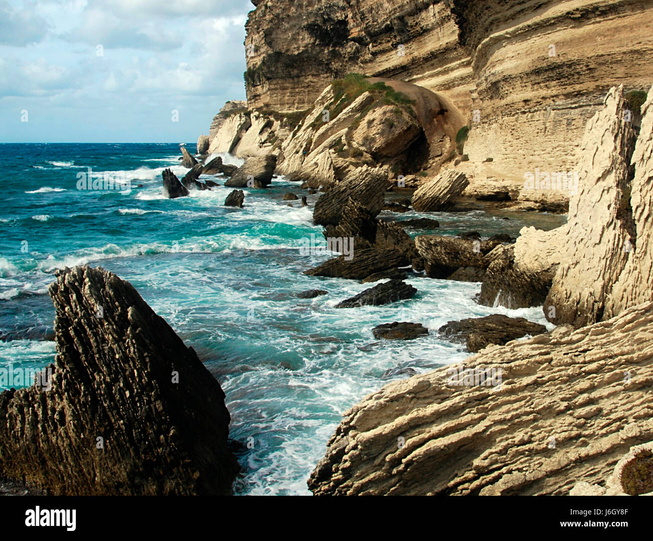 rock france coast corsica salt water sea ocean water blue wild beach ...