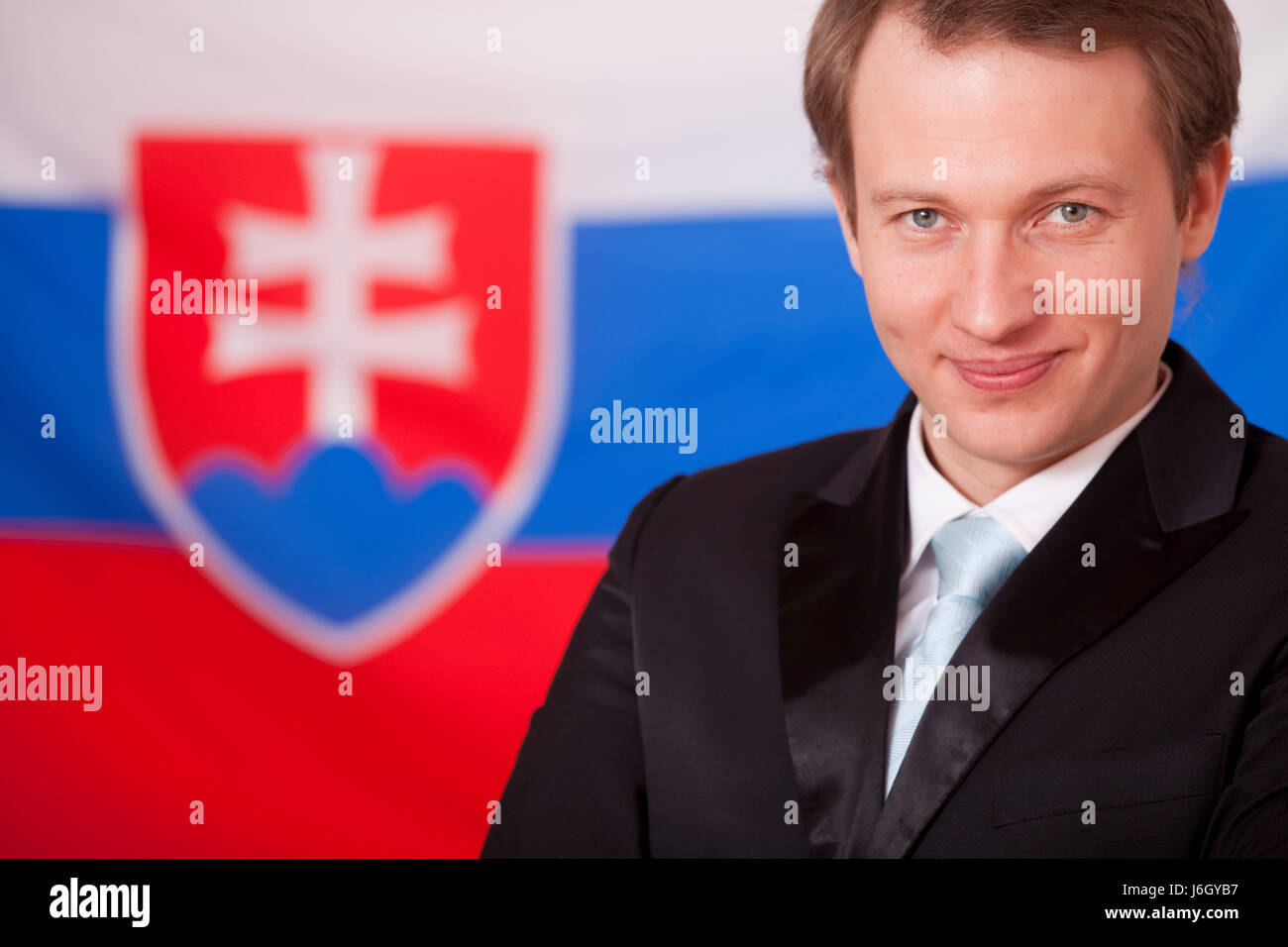 slovakia flag business man businessman invitation politician pride ...
