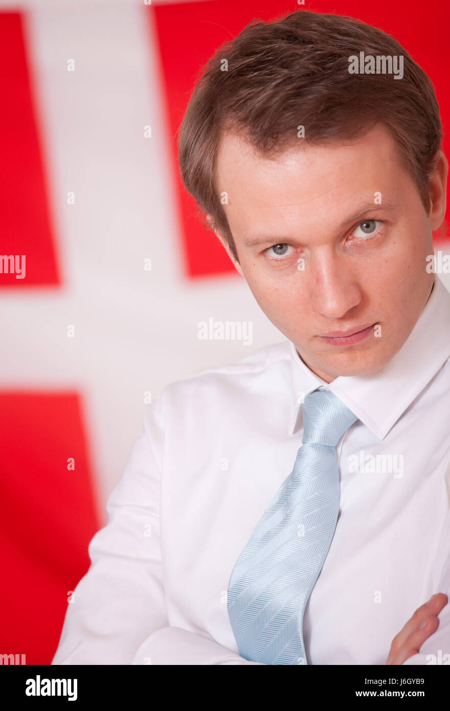 flag business man businessman politician pride danish scientist proud ...