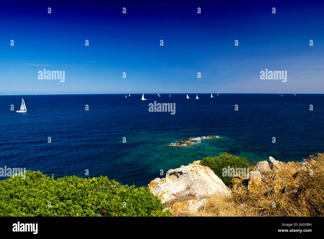 yacht ship landscape scenery countryside nature salt water sea ocean ...