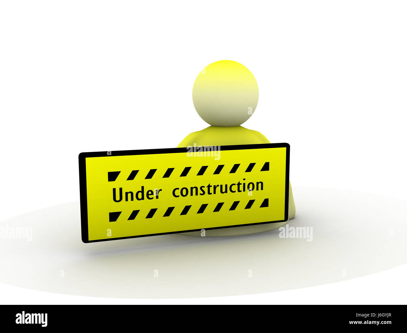 danger under warning sign developing pictogram symbol pictograph trade ...
